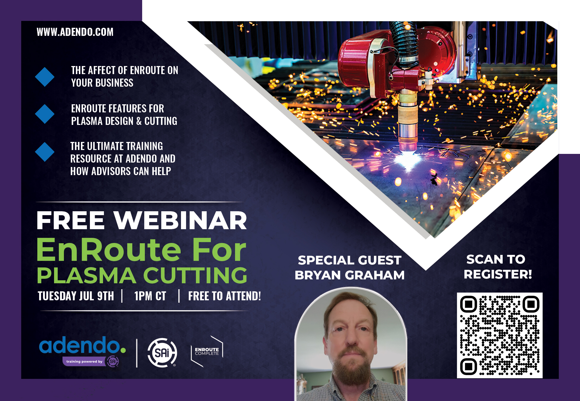 FREE WEBINAR: EnRoute for Plasma Cutting - ThinkSAi.com