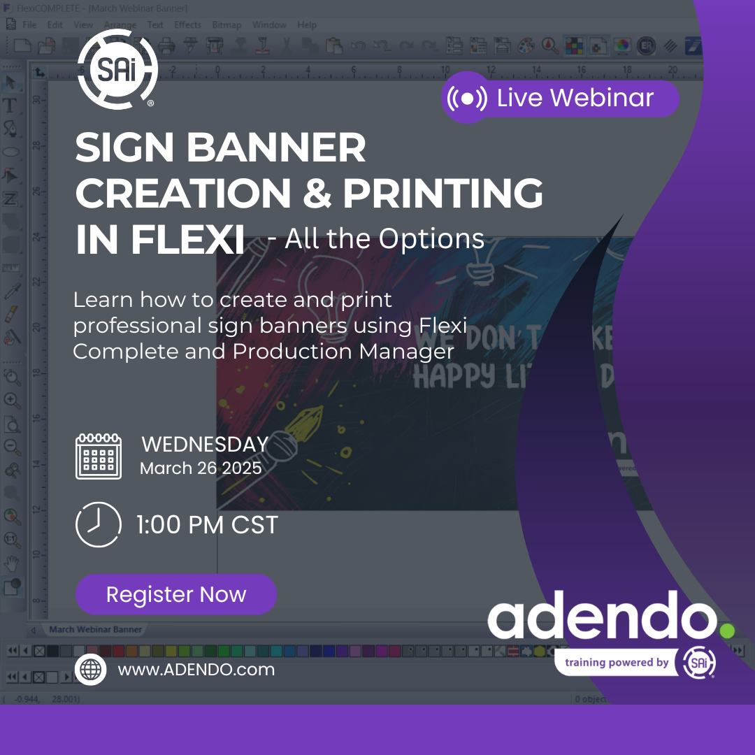 LIVE WEBINAR: Sign Banner Creation & Printing in Flexi - All the ...